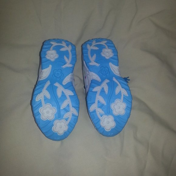 Mattel | Shoes | Mattel Lighted Smurfette Bluepink Toddler Sneaker Size ...